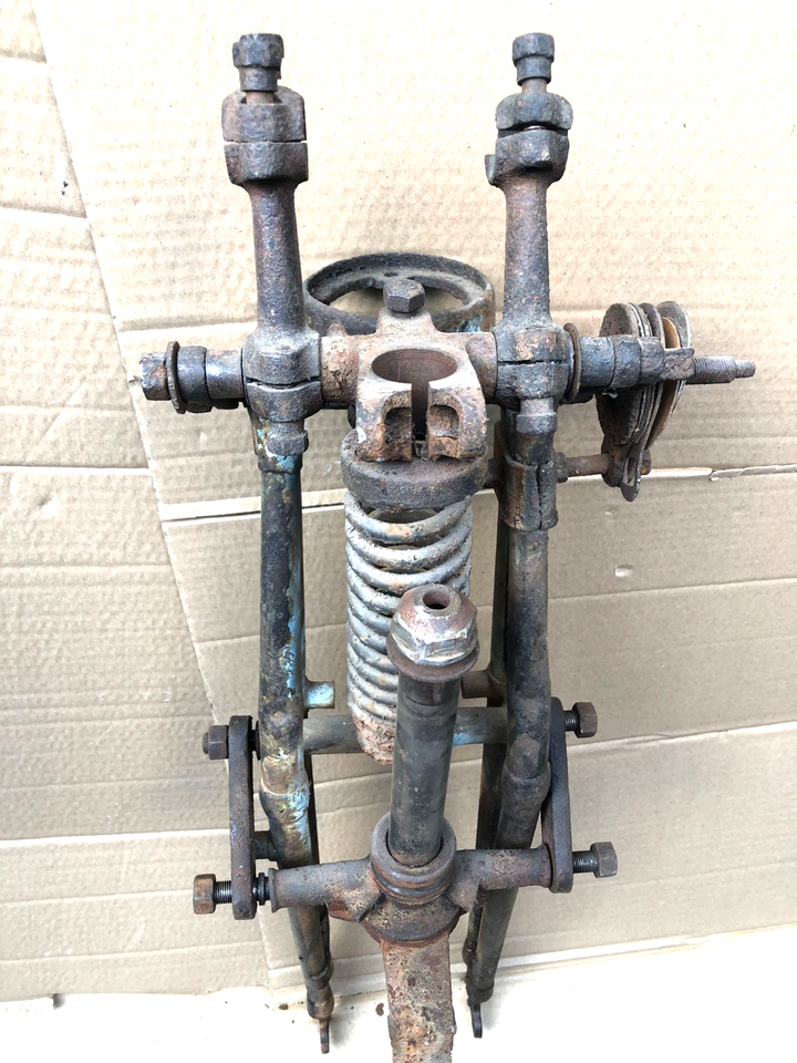Rare vintage Ariel motorcycle Girder Springer front Forks | eBay UK