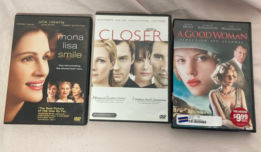 DVD Romantic Comedies Lof 7 Movies Must Love Dogs Mona Lisa Smile Prime ...