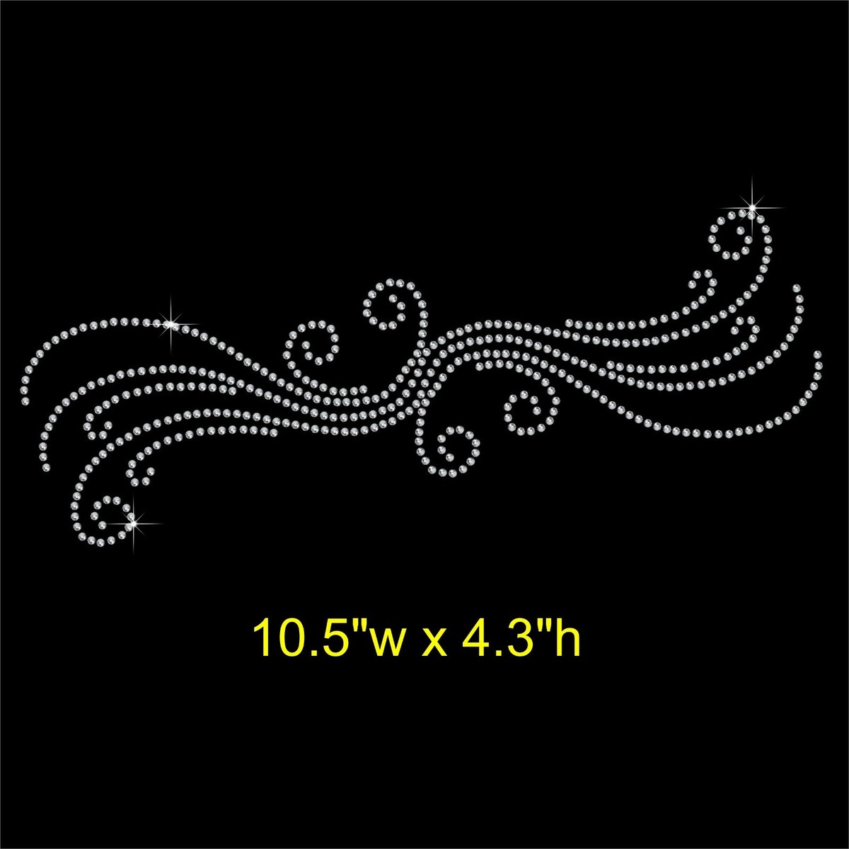 Unique Swirl Designs Vinyl Swirl Pattern 50 Wall Decals | Bee Unique