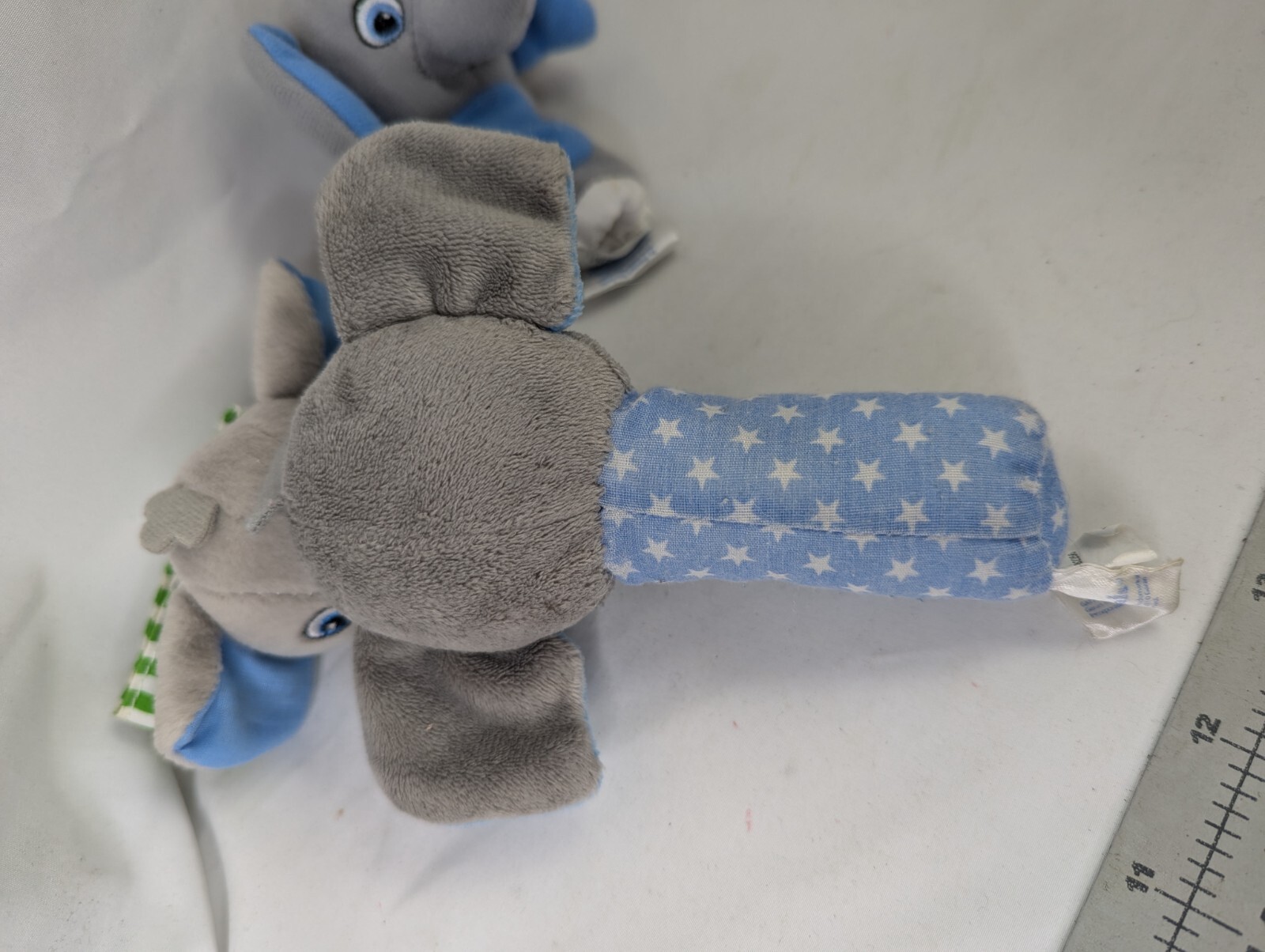 Garanimals Elephant Plush Finger Puppet Rattle Wrist Stuffed Animal Toy ...