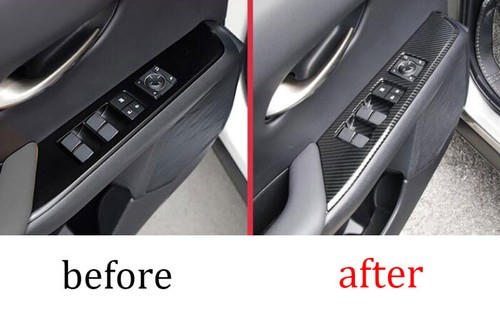 For Lexus UX 200 250h 2019-2024 ABS Carbon Fiber Window Lift Lock ...