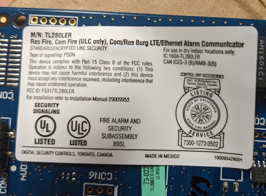 DSC TL280LE PowerSeries Neo Dual Path Alarm Communicator for sale ...