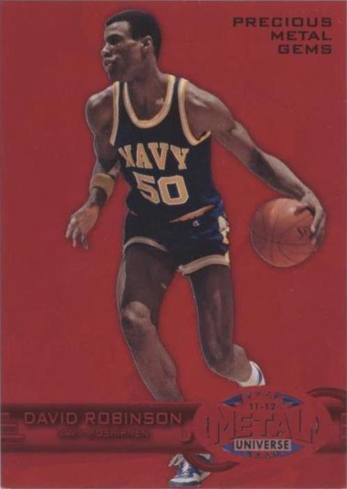 2011-12 Fleer Retro - Precious Metal Gems David Robinson #PM-6 Red /150 ...