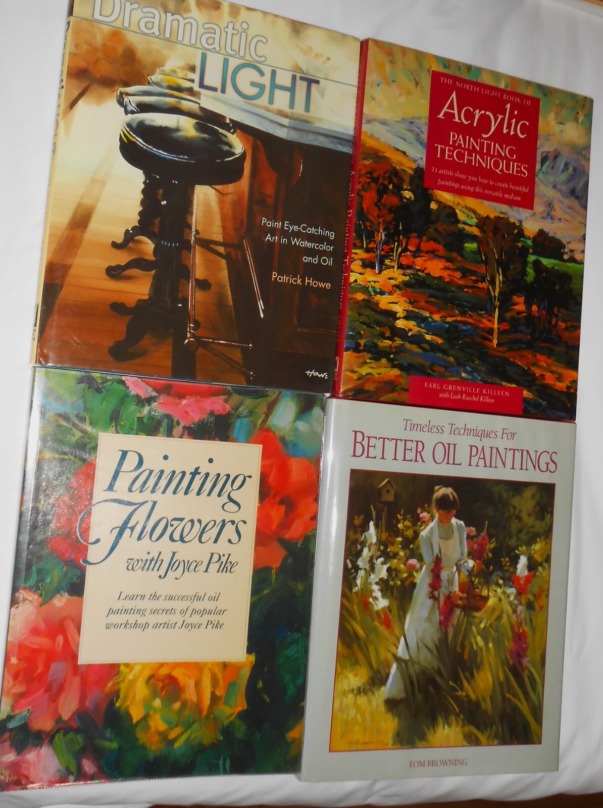 Lot of 4 Oil Watercolor and Acrylic Painting Books (Great deal!!) | eBay