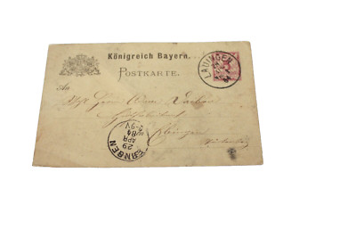 Antique 1884 German Post Card Used with Postal Indicia | eBay