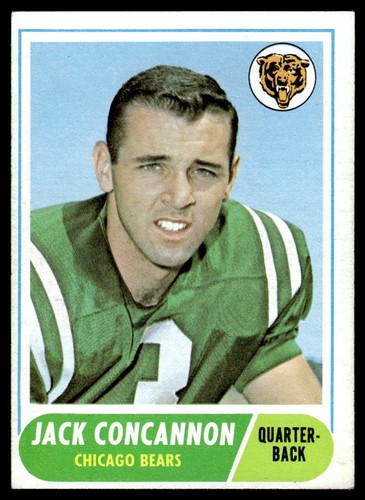 1968 Topps Jack Concannon #153 Chicago Bears Football Card | eBay