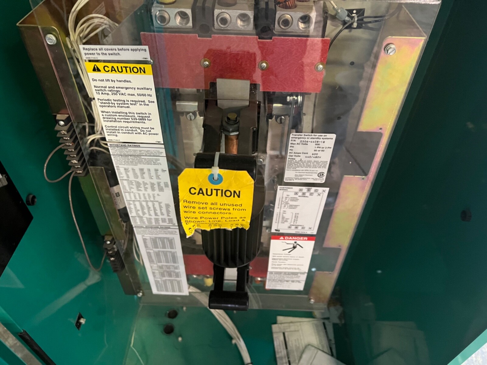 600 Amp Cummins Onan PowerCommand AutomaticTransfer Switch ATS 0TPCC ...