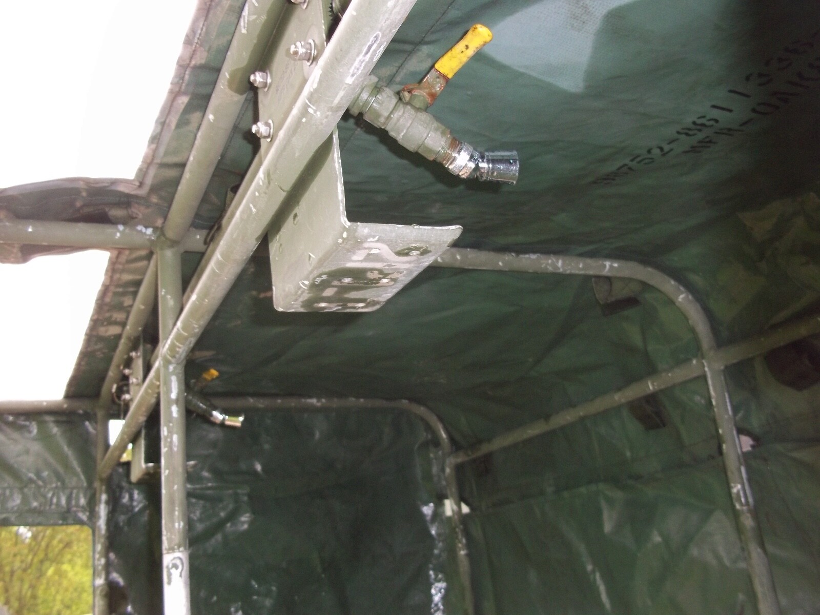 ONE...MILITARY SURPLUS 2- MAN PORTABLE FIELD SHOWER TENT CAMPING ...