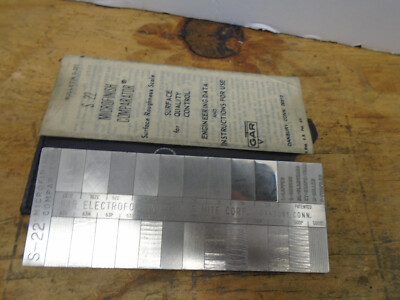 Inspection Gauges - Surface Roughness Scale