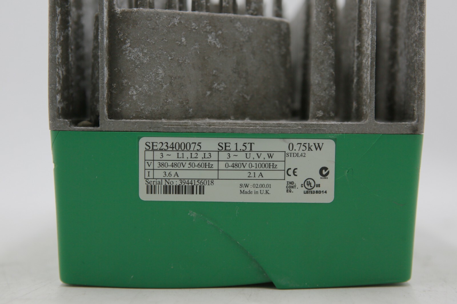 Control Techniques Commander SE Drive SE23400075 60 Day for sale online | eBay