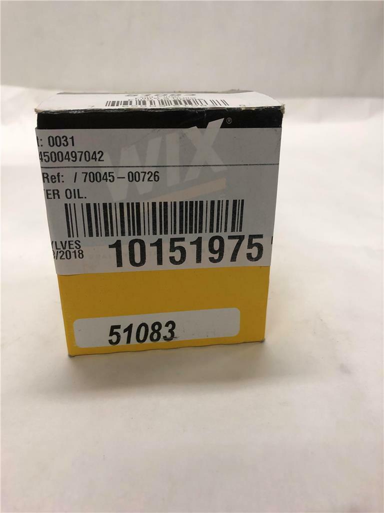 Wix 51083 - cross reference oil filters | oilfilter-crossreference.com