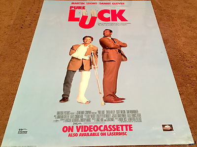 Pure Luck Movie Poster Martin Short, Danny Glover Video Promo Poster ...