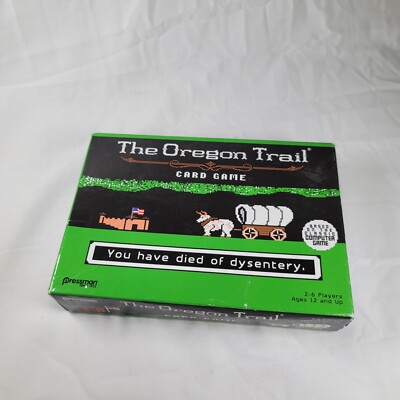 The Oregon Trail Card Game - Pressman - Complete 21853022391| eBay