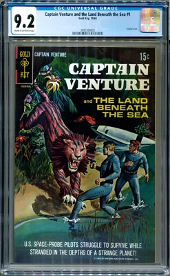 Captain Venture And The Land Beneath The Sea #1 (Gold Key 1968) CGC 9.2 ...