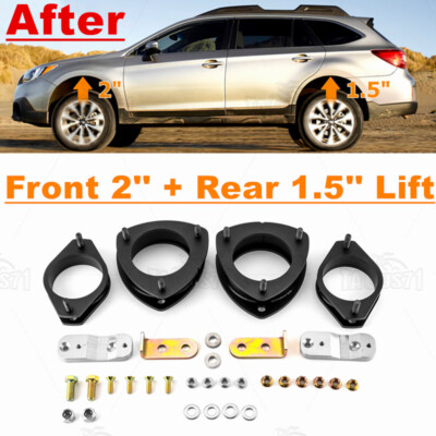 Front 2" Rear 1.5" Leveling Lift Kit For Subaru Outback 2015-2016 2017 ...