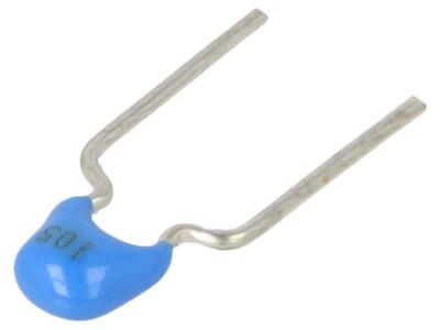5X FG28X5R1H105KRT00 Capacitor: Ceramic MLCC 1uF 50VDC X5R ±10% THT 5mm ...