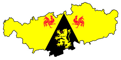 Auto Aufkleber Belgien Provinz " WALLONISCH-BRABANT " Sticker 11 cm ...