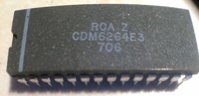 RCA CDM6264E3 6264 2K x 8 CMOS Static RAM | eBay