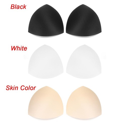 Removable Soft Cup Foam Triangle Bra Pad Bra Insert Foam Chest Push Up ...