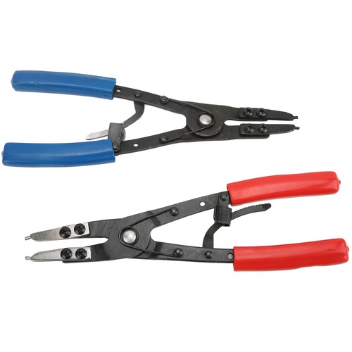 2pcs Heavy Duty Internal External Snap Ring Pliers Universal Metal ...