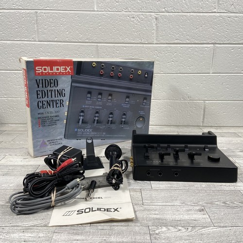 Solidex Video Editing Center Excel 200 In Box As- Is Untested For Parts ...