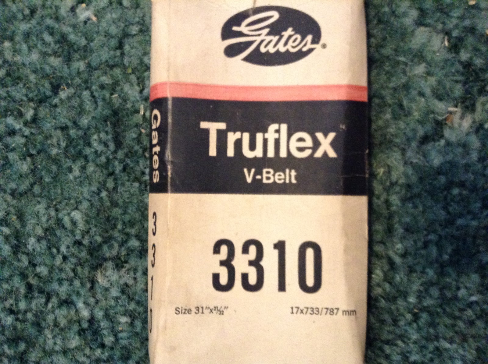 3310 - A New Truflex V-belt from Gates (31 inches X 21/32") 72053007107 ...