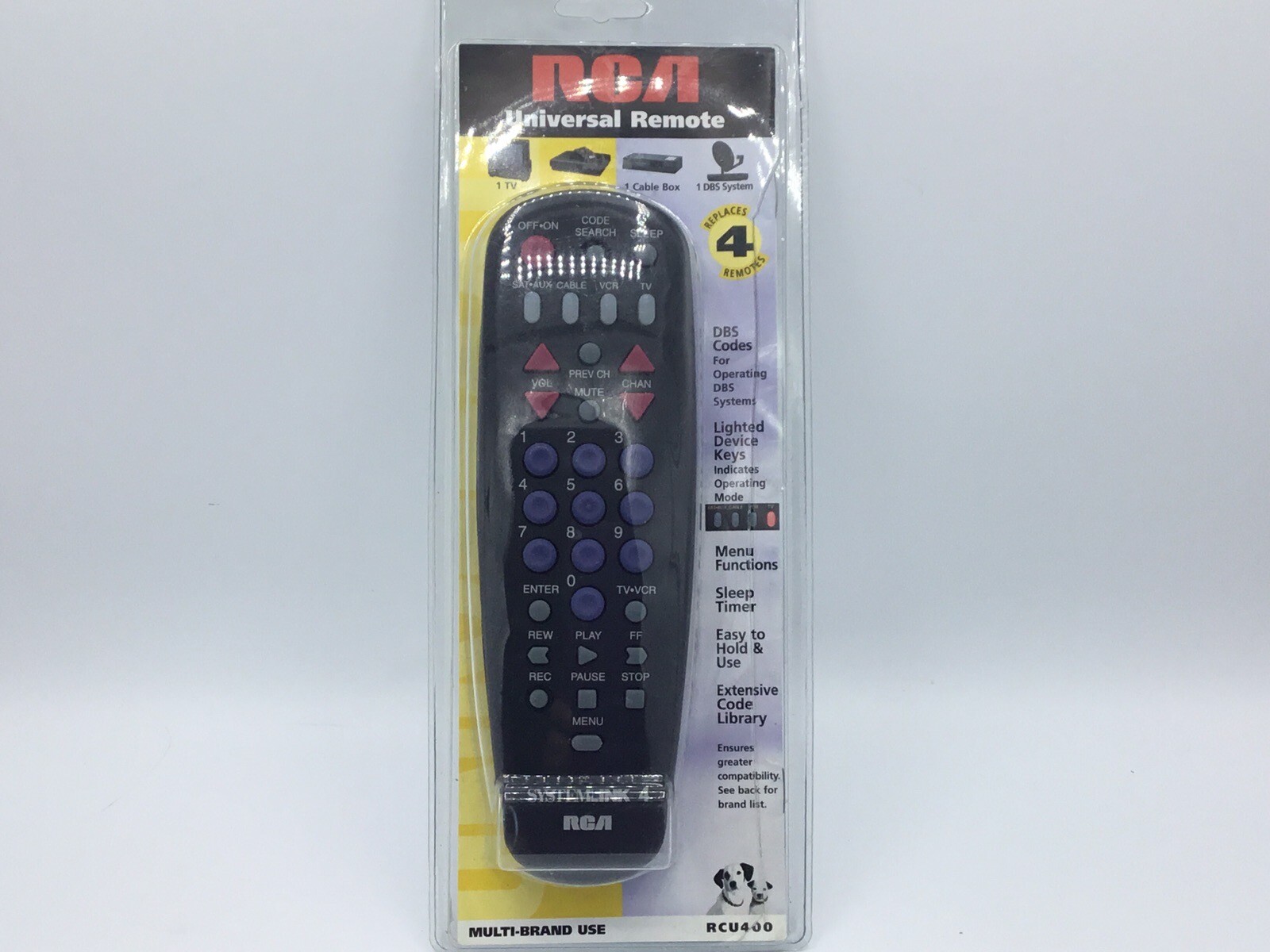 Substitute for RCA RCU404A 4-device Universal Remote Control for sale ...