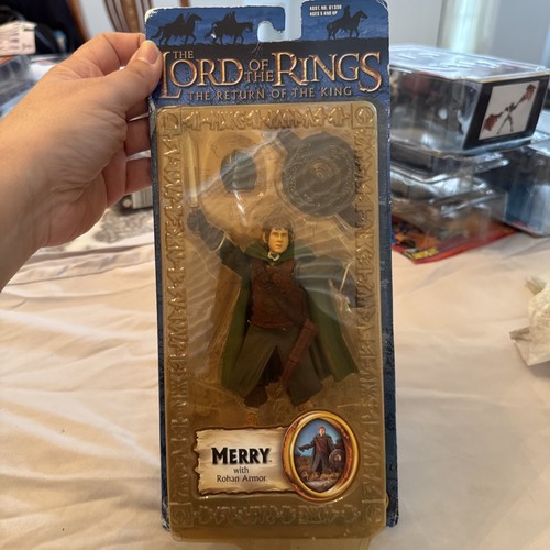 Toy Biz Lord of the Rings Merry with Rohan Armor Action Figure NIB 2004 ...