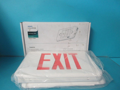 Chloride Compac LED Exit Sign Emergency Light CLZARW | eBay