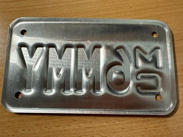 Arizona Embossed Motorcycle License Plate 2001 - 6MMY | eBay