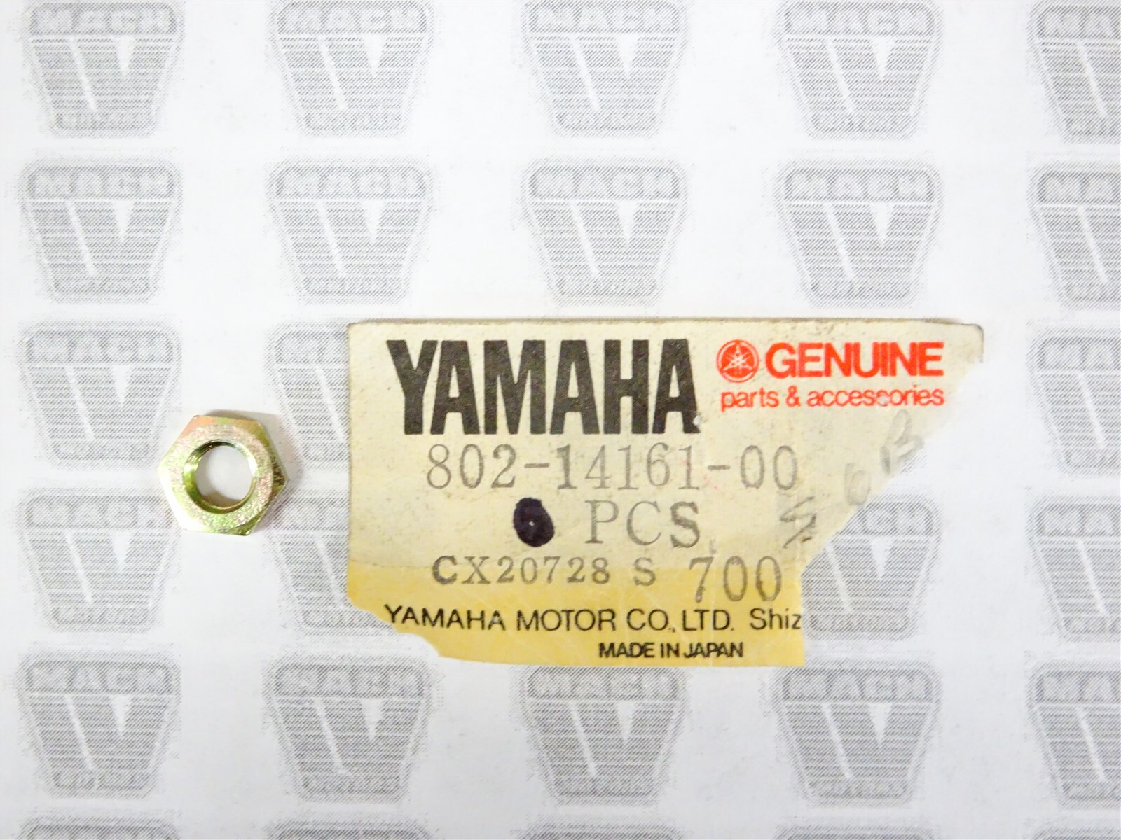 Yamaha NOS NEW 802-14161-00 Nut AT CT DS DT EX HT IT MJ MX PZ QT R5 RD ...