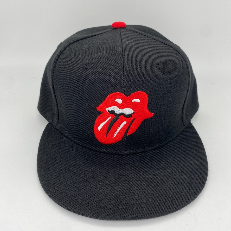 Rolling Stones Classic Tongue Logo - No Filter Tour Snapback Hat ...