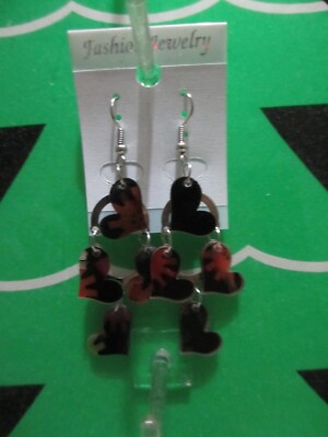 Fashion Jewelry Drop Earrings Dangle Type Black & Red Brand New | eBay ...