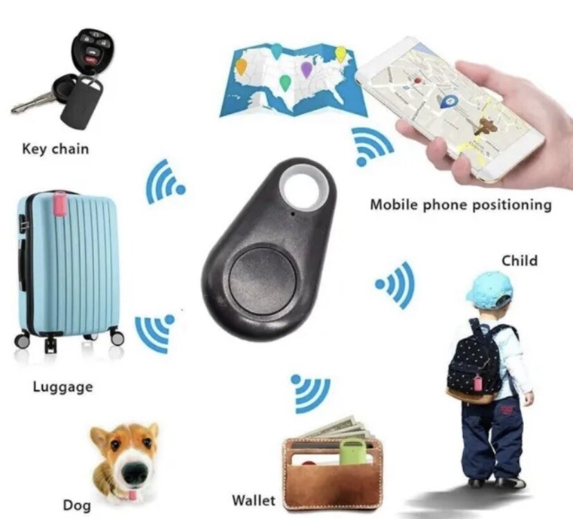 iTag Mini Keyring Bluetooth Locator Tracker Car GPS Tracking Anti-Lost ...