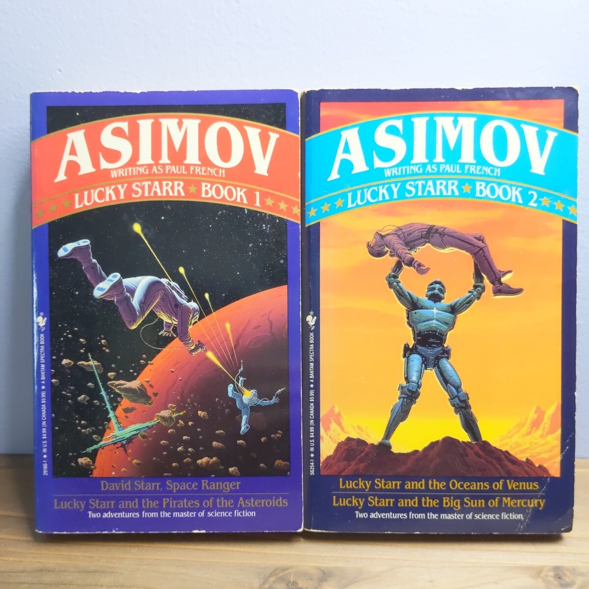 Lucky Starr Books 1 & 2 by Isaac Asimov Pirates Of The Asteroids (1993 ...