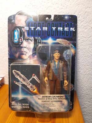 Vintage Star Trek First Contact: Figurine Zefram Cochrane Playmates ...