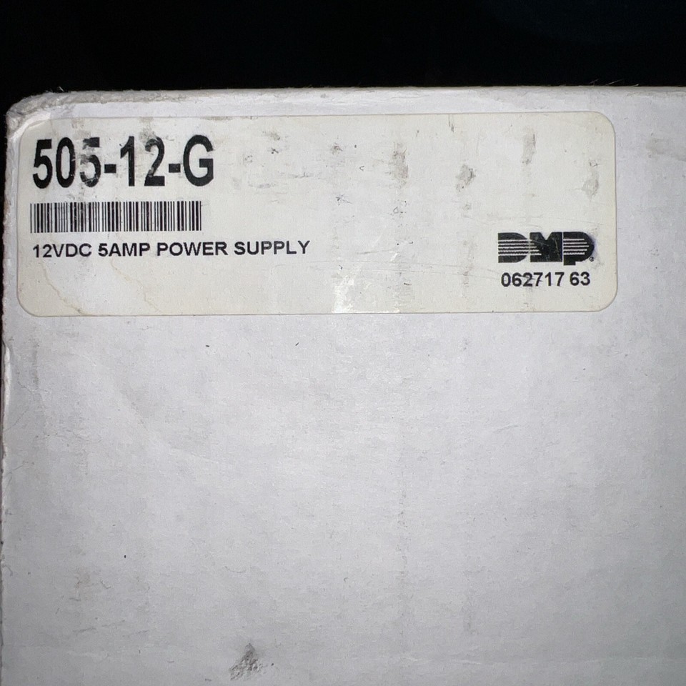 DMP 505-12-G 12VDC 5 Amp Switching Power Supply | eBay