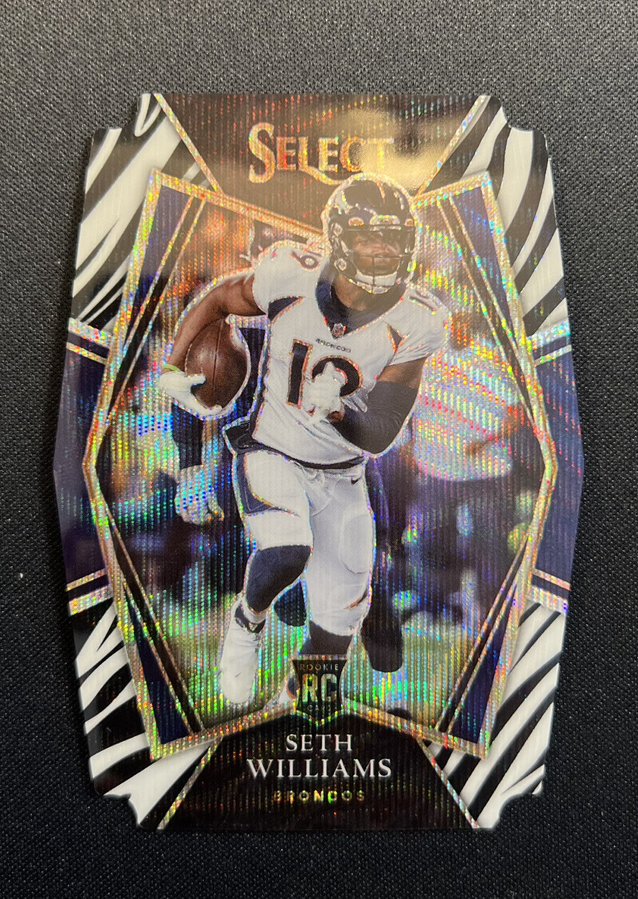 2021 Select Seth Williams Zebra Die Cut Premier Level SSP Case Hit | eBay