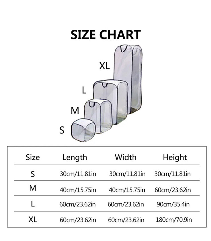 XXL Pop Up Folding Cage Breeding Butterfly Stick Insect Caterpillars ...