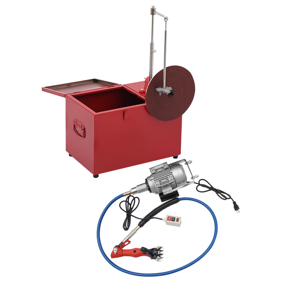 110V Electric Sheep Goat Clipper Shears 360°Rotate Shearing Machine ...