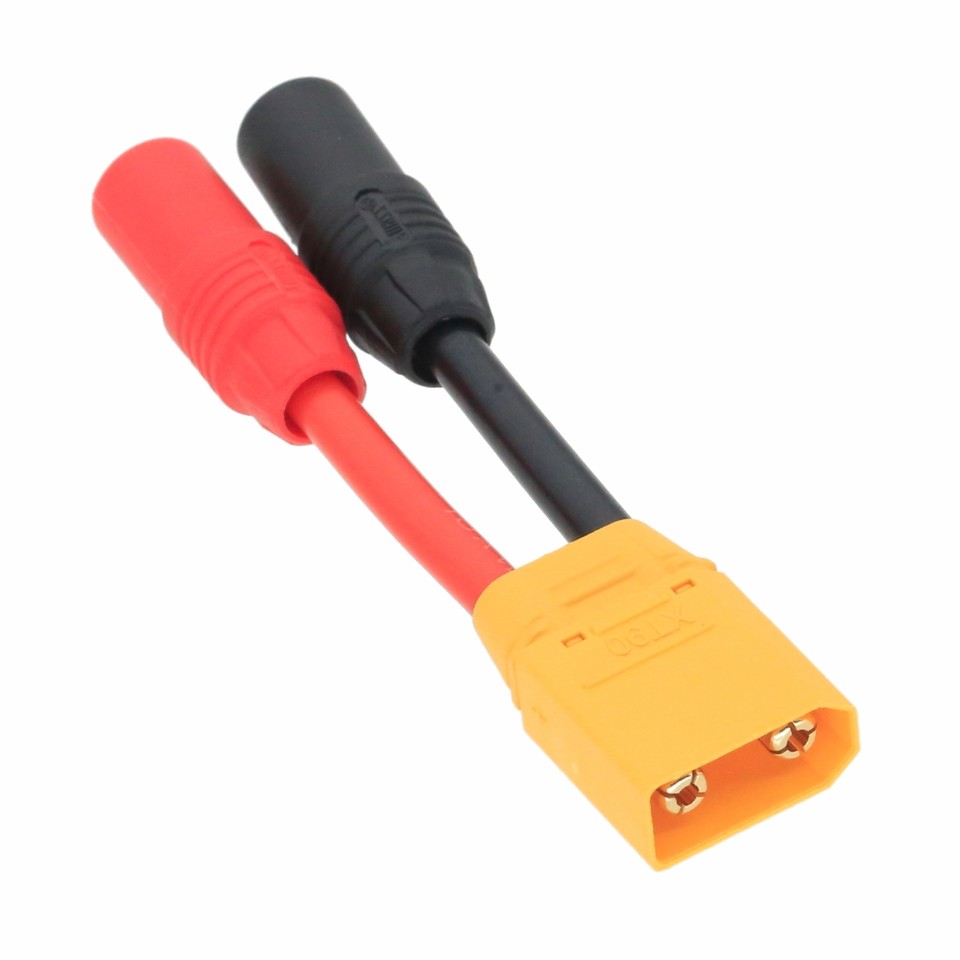 Amass AS150 7MM Female to Amass XT90 Male Cable 10AWG 5CM Wire for RC ...