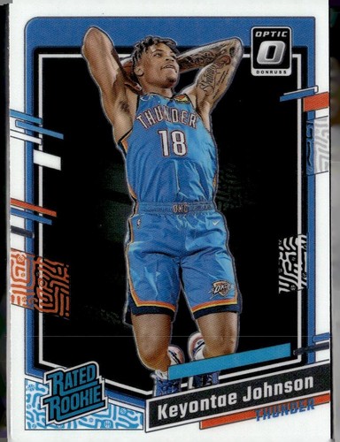 2023-24 Donruss Optic #237 Keyontae Johnson Rated Rookie Oklahoma City ...