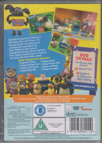 Timmy Time - Snapshot Timmy - Eight Episodes New & Sealed UK R2 DVD | eBay