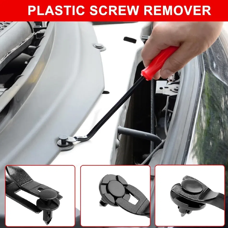 3PCS Auto Trim Clip Remover Tool Removal Pliers Fastener Door Panel ...