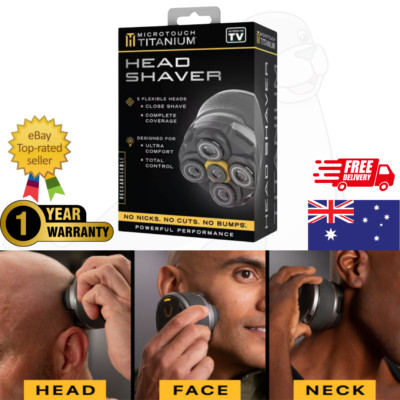 MicroTouch Cordless Titanium Head Shaver, Wet & Dry, Rechargeable for ...