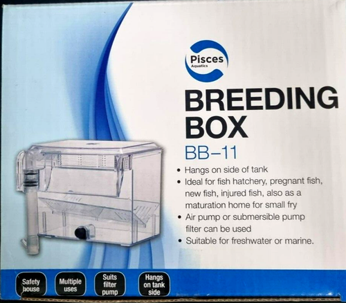 Fry Saver Breeding Box Hang on Fish Breeding Pisces Aquatics Bb11 ...