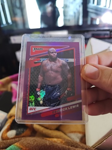 Derrick Lewis Purple flood UFC Panini Donruss 2022 UFC Cards | eBay