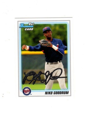 2010 Topps & Bowman 1st Card Niko Goodrum BDPP33 - MINT | eBay
