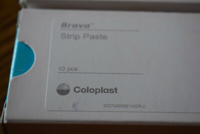 Coloplast #026555 Brava Strip Paste - Box of 10 Moldable Strips New Exp ...