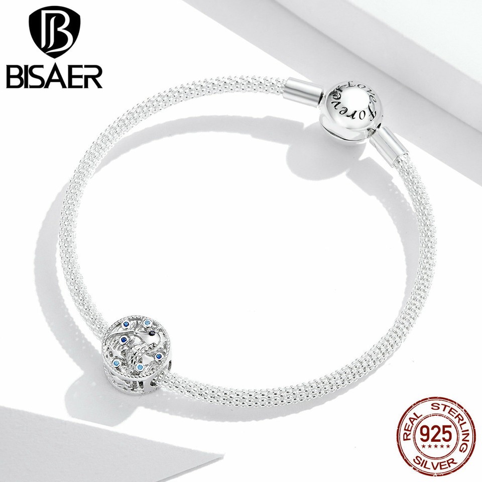 European Bead Charm Pendant 925 Sterling Silver Bracelet Necklace Chain ...